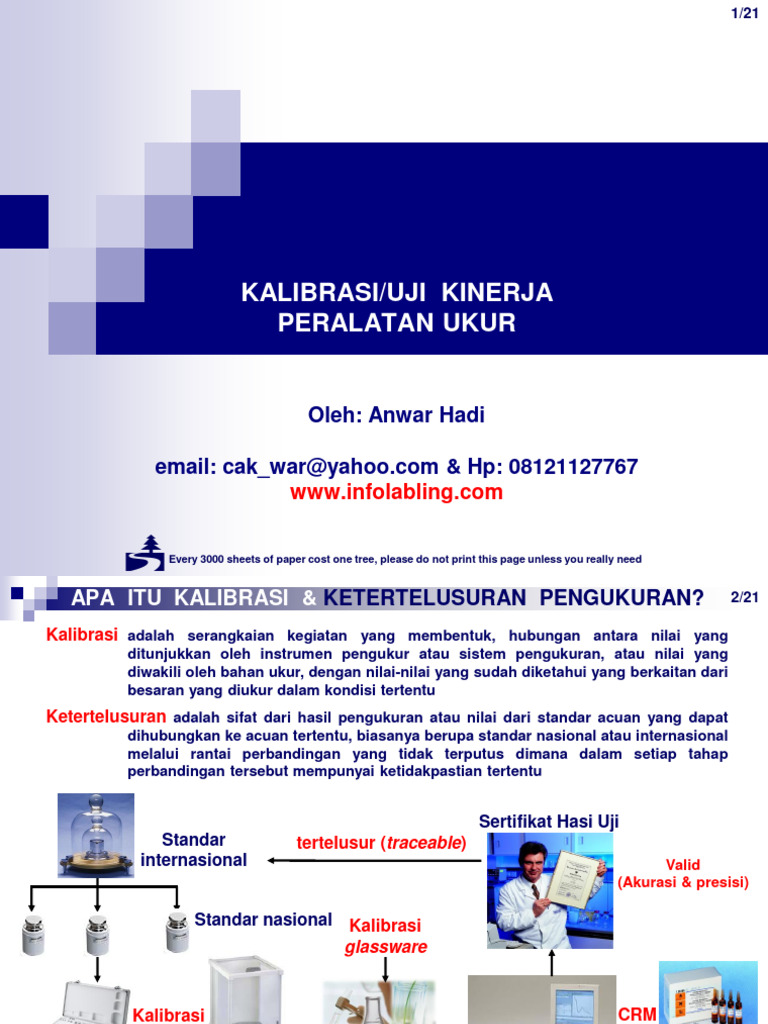 Kalibrasi Peralatan Labling | PDF