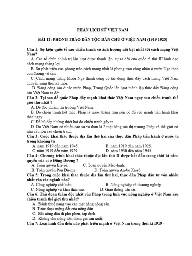 (LSVN) Bài 12 - 13 | PDF