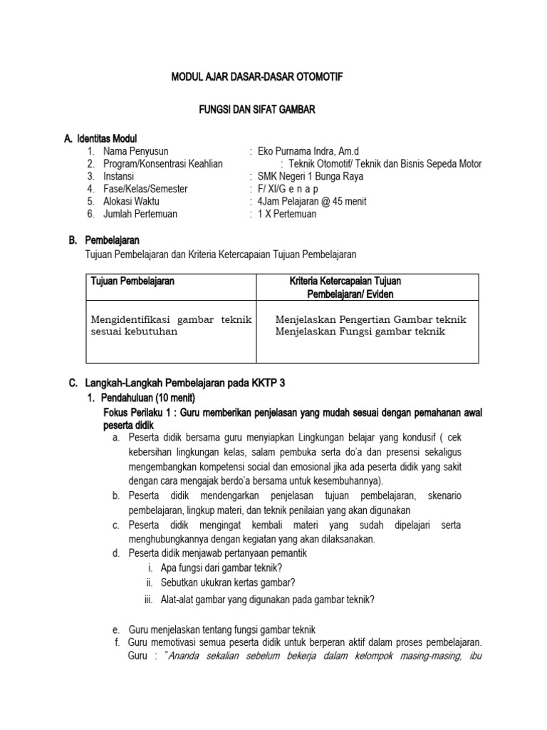 Modul Ajar Ddto | PDF