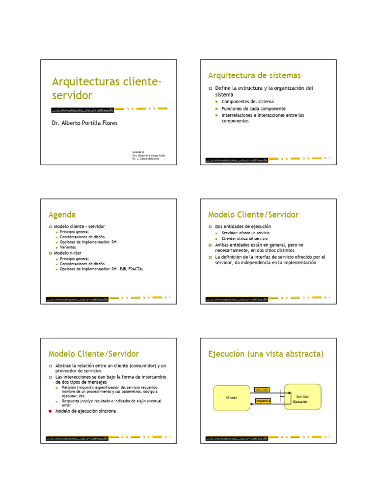 Arquitectura Cliente-Servidor Explicada | PDF | Java (lenguaje de programación) | Ingeniería de ...