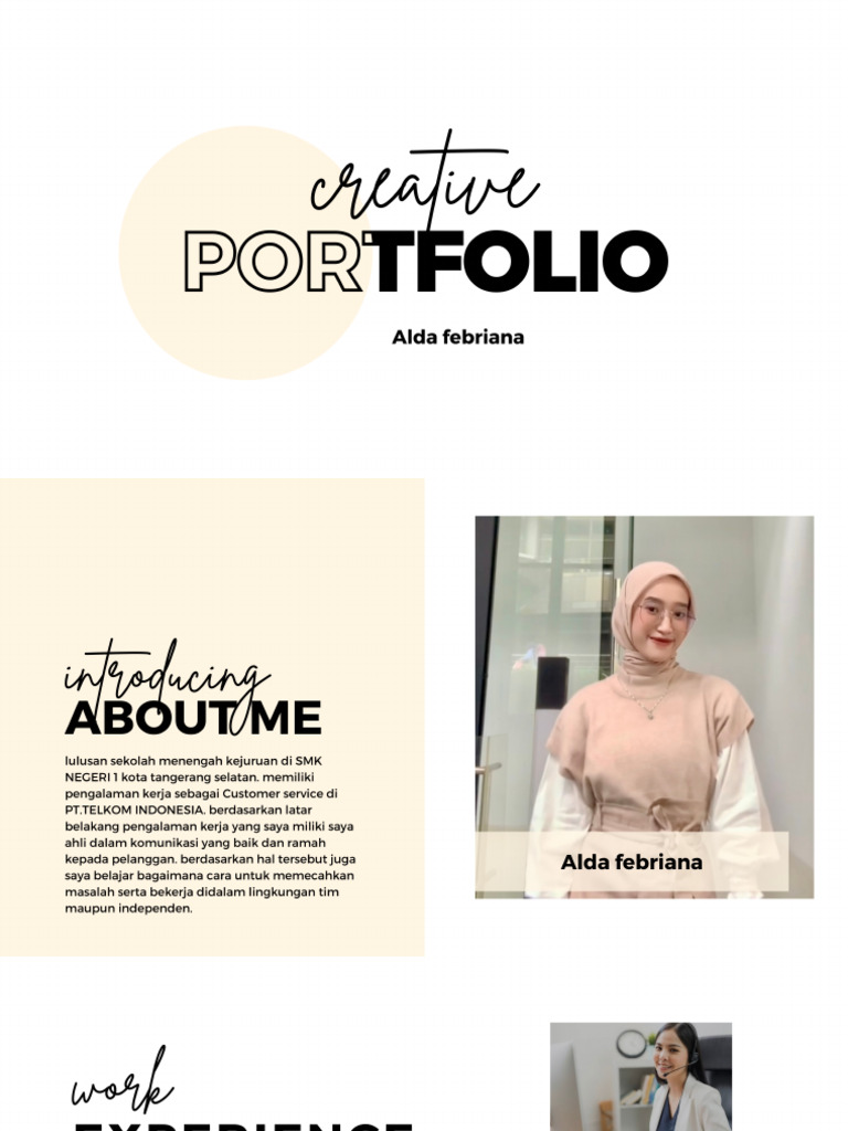 Portofolio - Alda Febriana | PDF