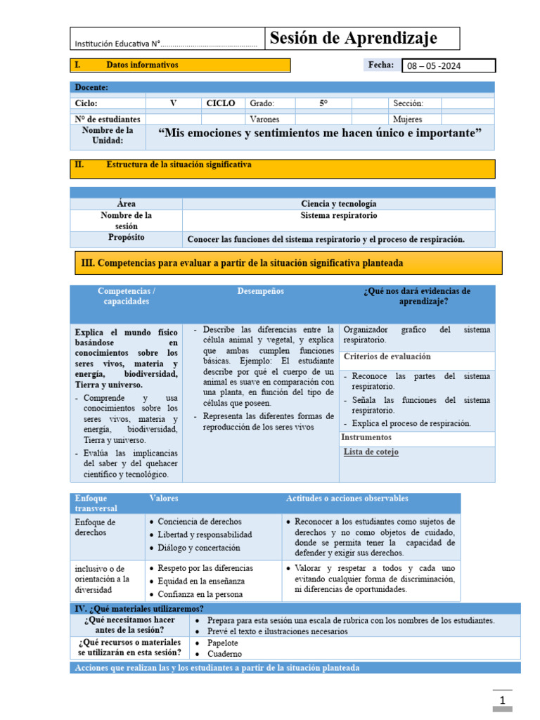 5°_ACT_08_MAYO_N°2_CYT. | PDF | Pulmón | Sistema respiratorio