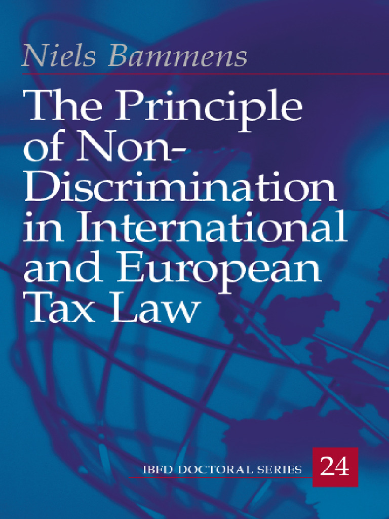 Non Discrimination in International and European Tax Law | PDF ...