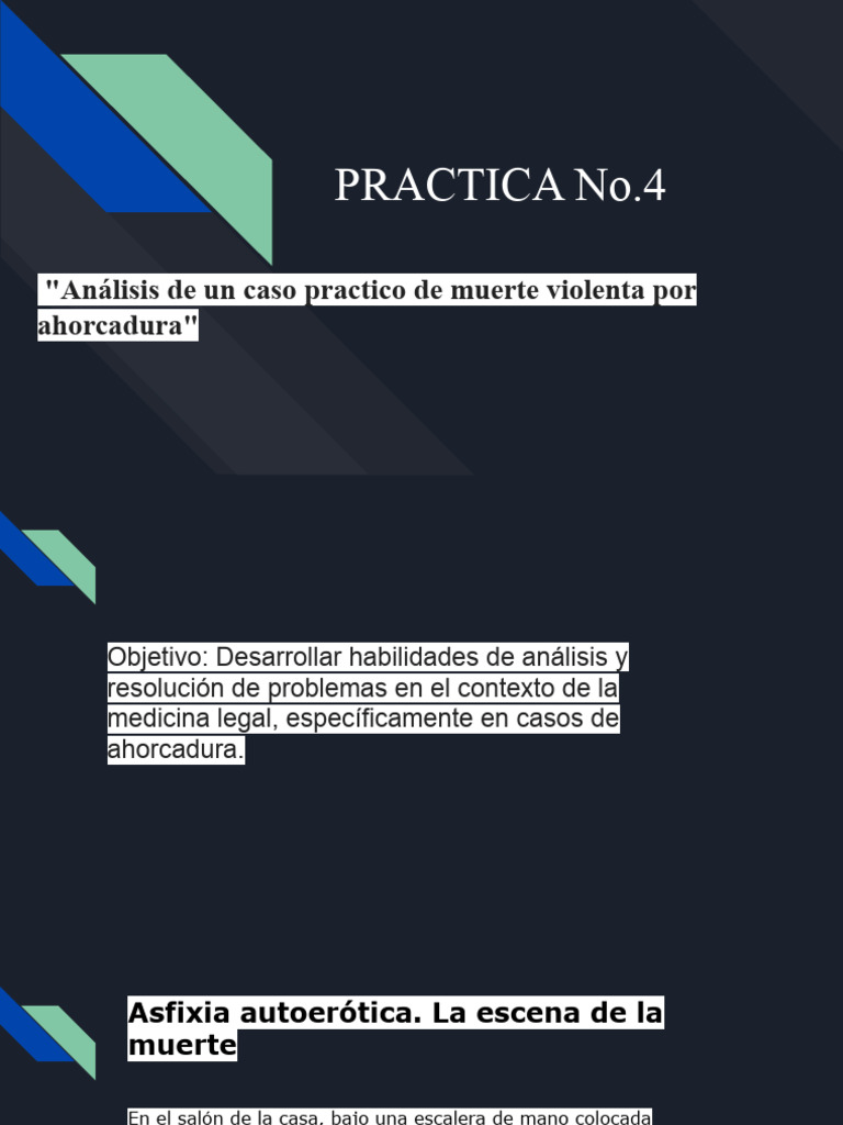 PRACTICA No.4 Muerte Violenta Por Ahorcadura | PDF