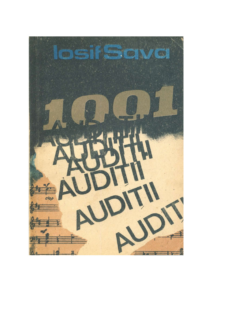 Iosif Sava - 1001 Auditii | PDF