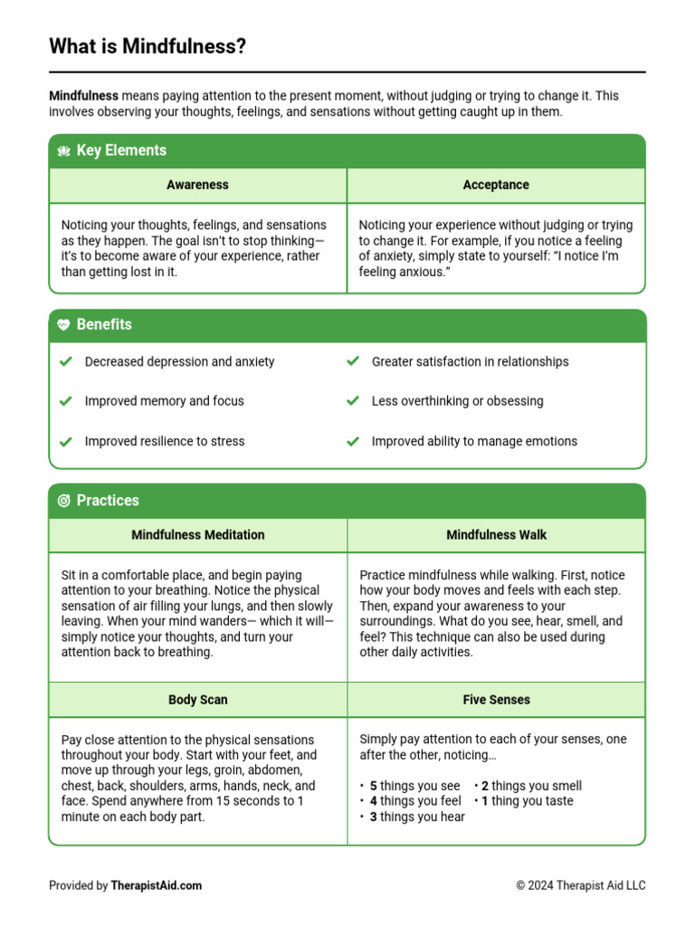 What Is Mindfulness | PDF | Self-Improvement