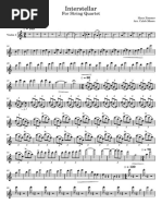 INTERSTELLAR - Violin I | PDF