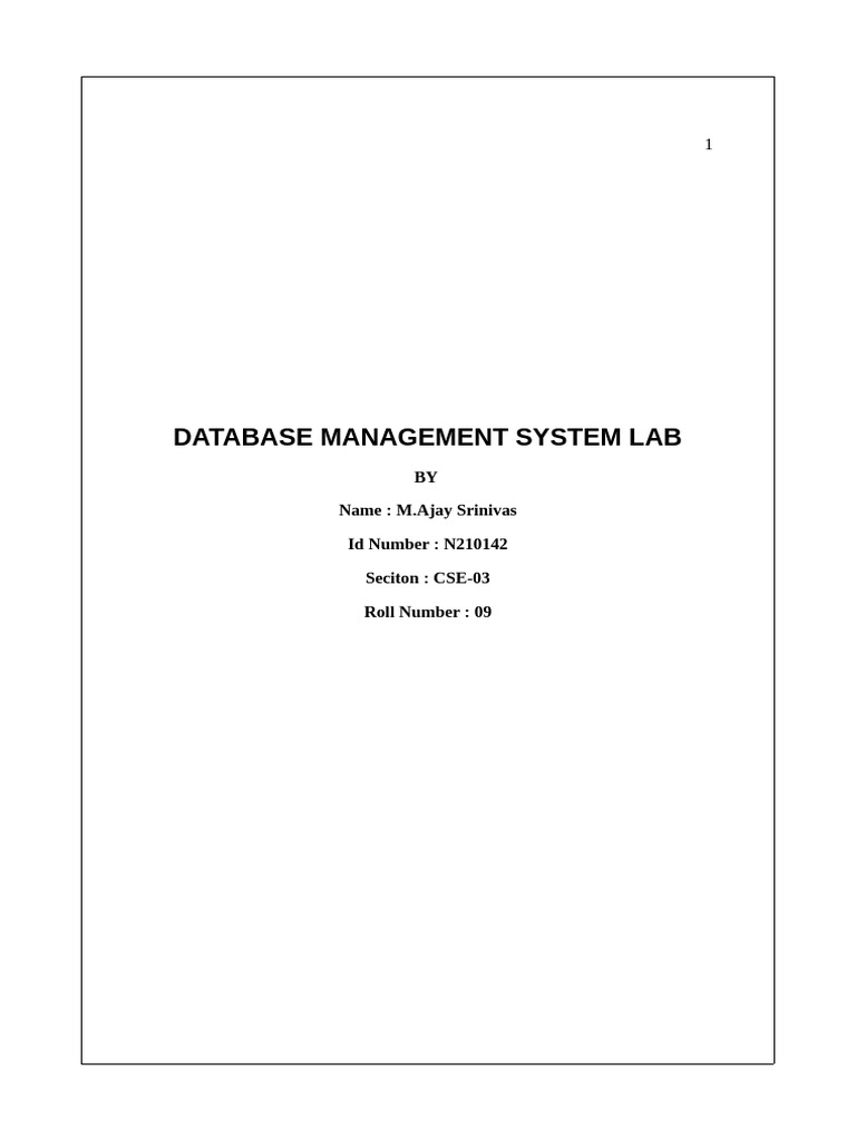 Dbms | PDF | Data Management Software | Computing
