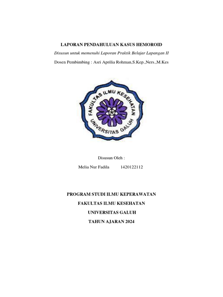 LK PBL 2 Hemoroid New | PDF