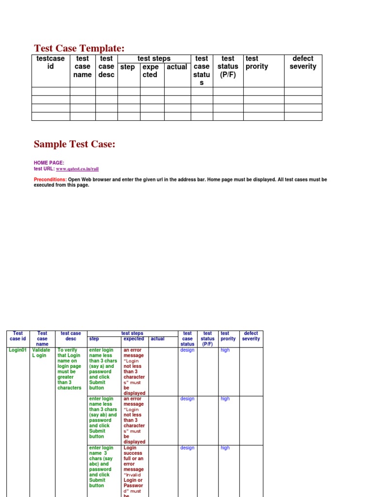 Test Case Sample | Areas Of Computer Science | Computing | Free 30-day ...