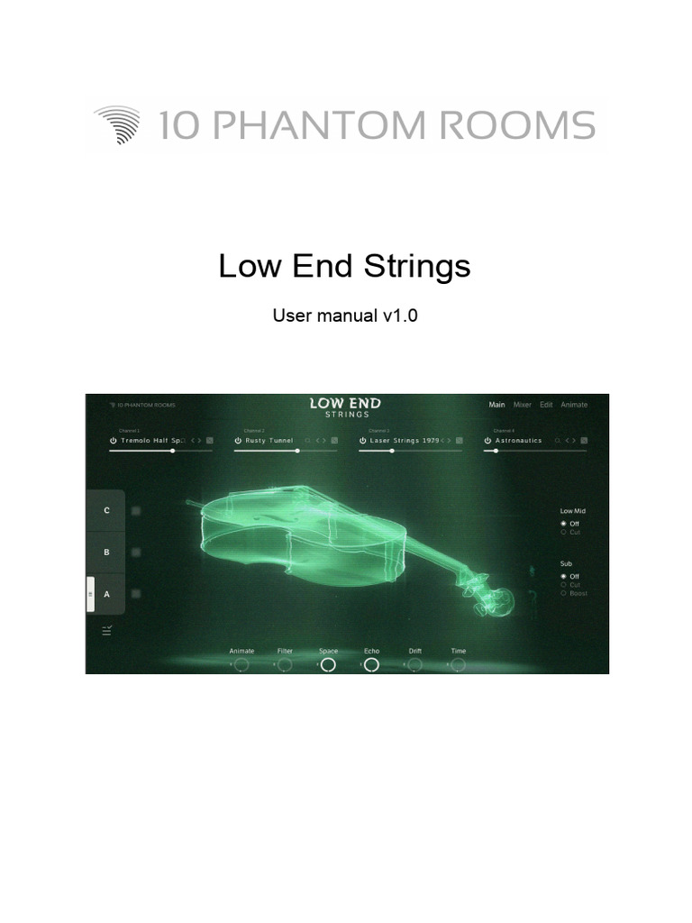 Low End Strings User Manual | PDF | String Instruments | Double Bass