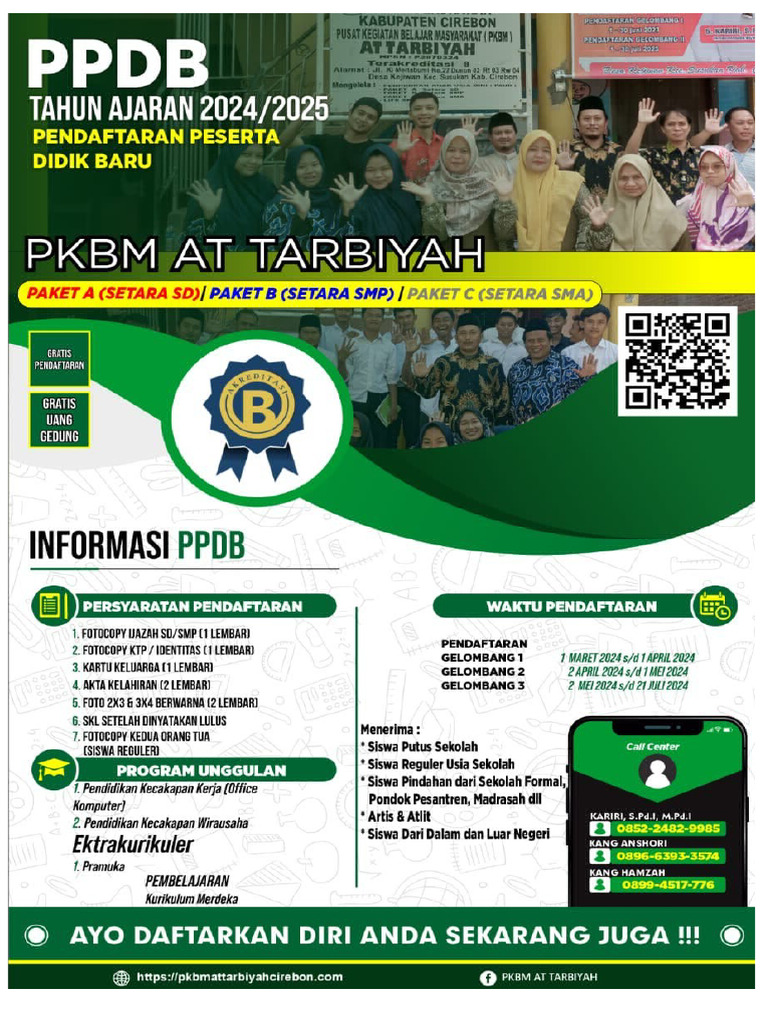 Brosur PKBM | PDF