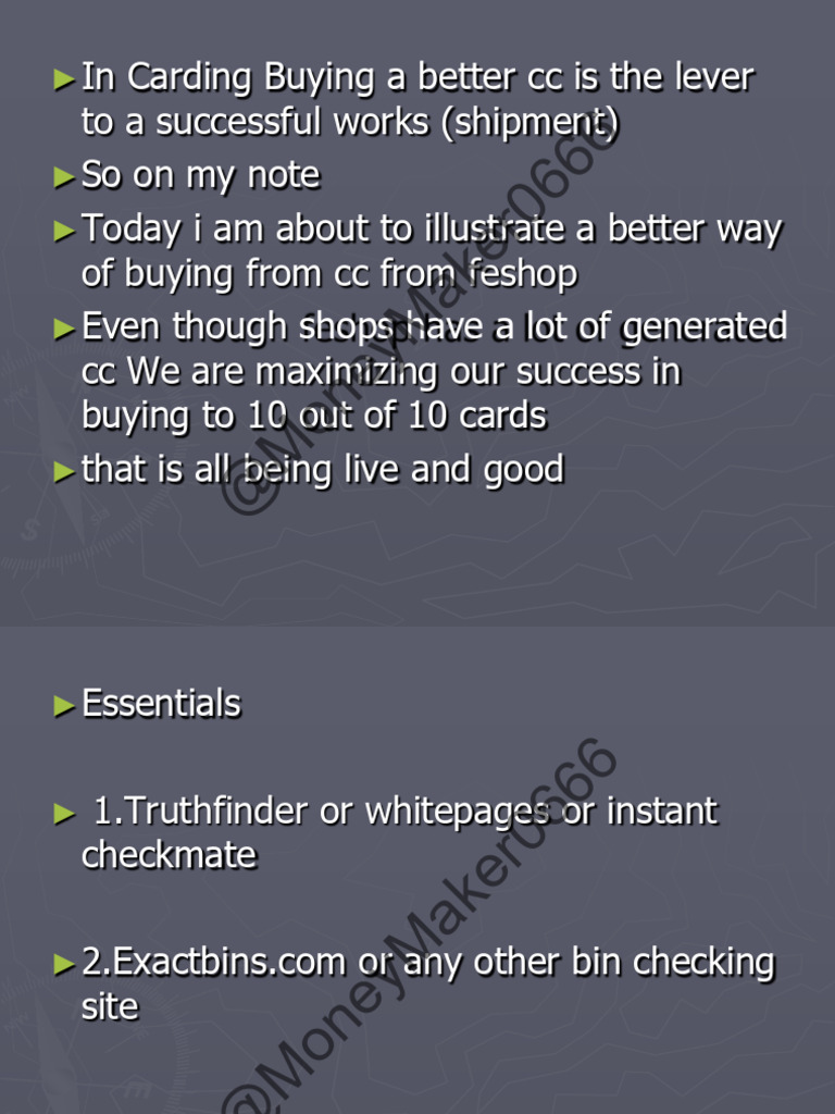 How To Buy Good - Live CC From Shop PDF | PDF | Personal Finance ...