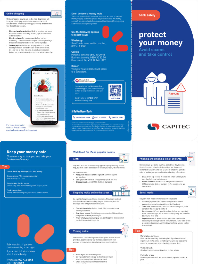Protect Yourself from Fraud Scams | PDF | Phishing | Automated Teller ...