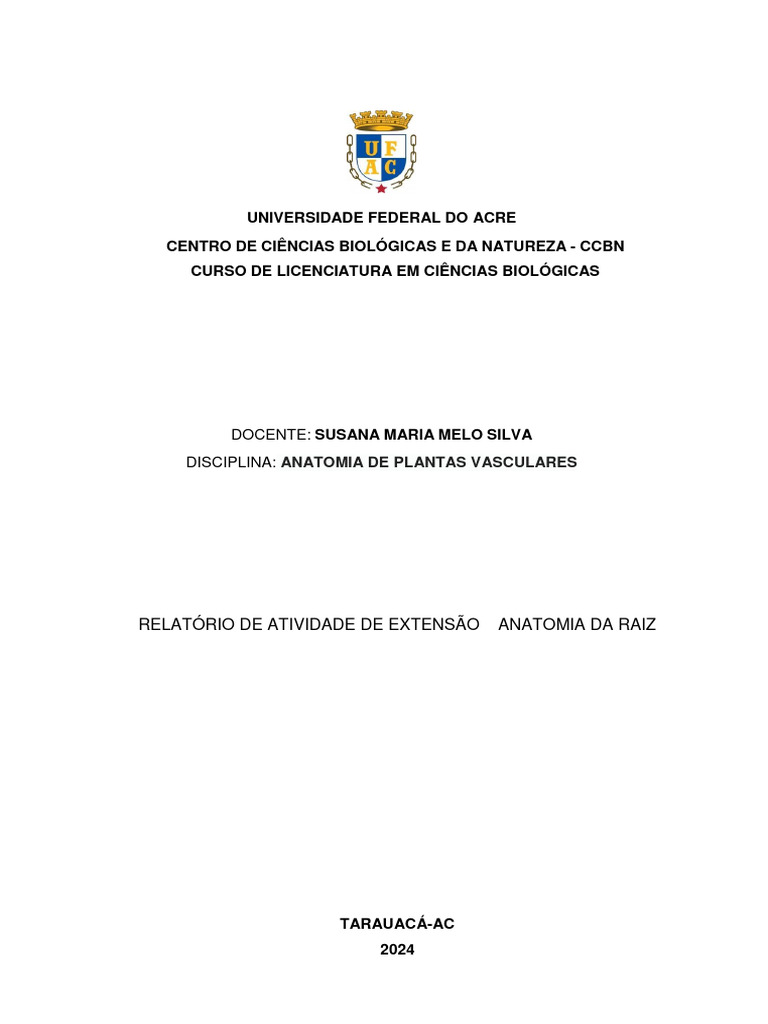 Anatomia da Raiz em Plantas Vasculares | PDF | Raiz | Plantas