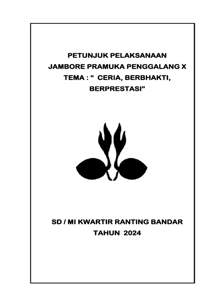 Juklak Jambore Ranting 2024 | PDF
