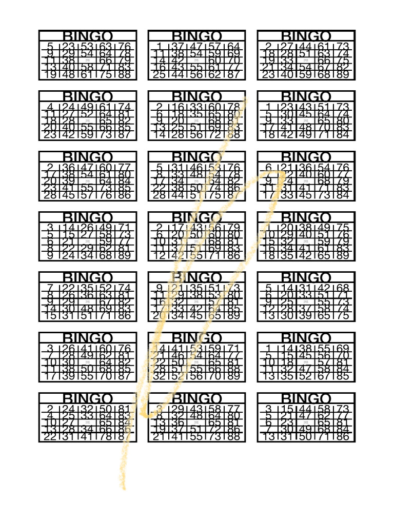 2gerador de Cartela de Bingo | PDF