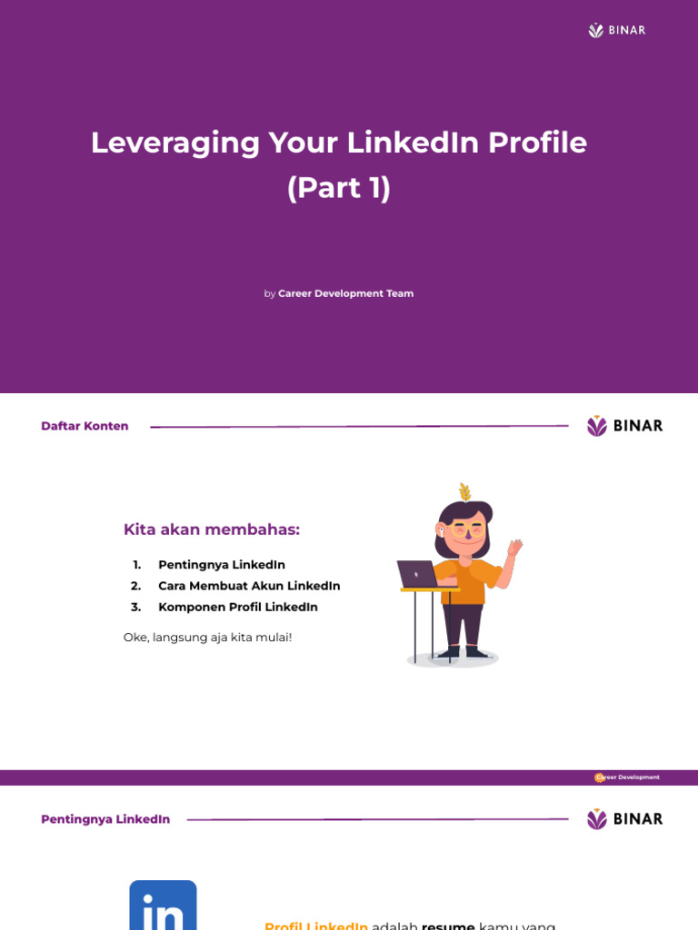 Cara Membuat Akun LinkedIn | PDF