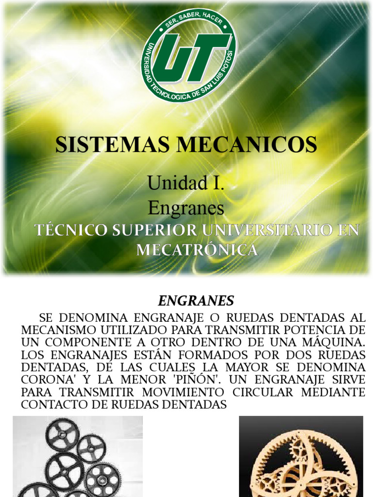 ENGRANES | PDF | Engranaje | Ingeniería mecánica