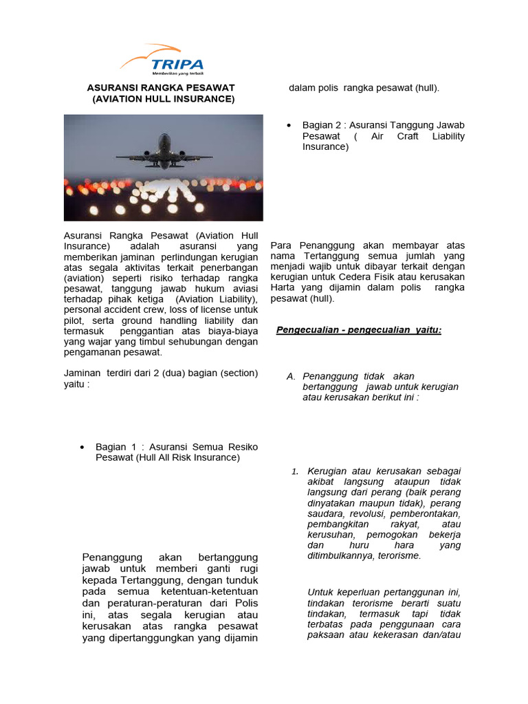 BROSUR - AVIATION | PDF