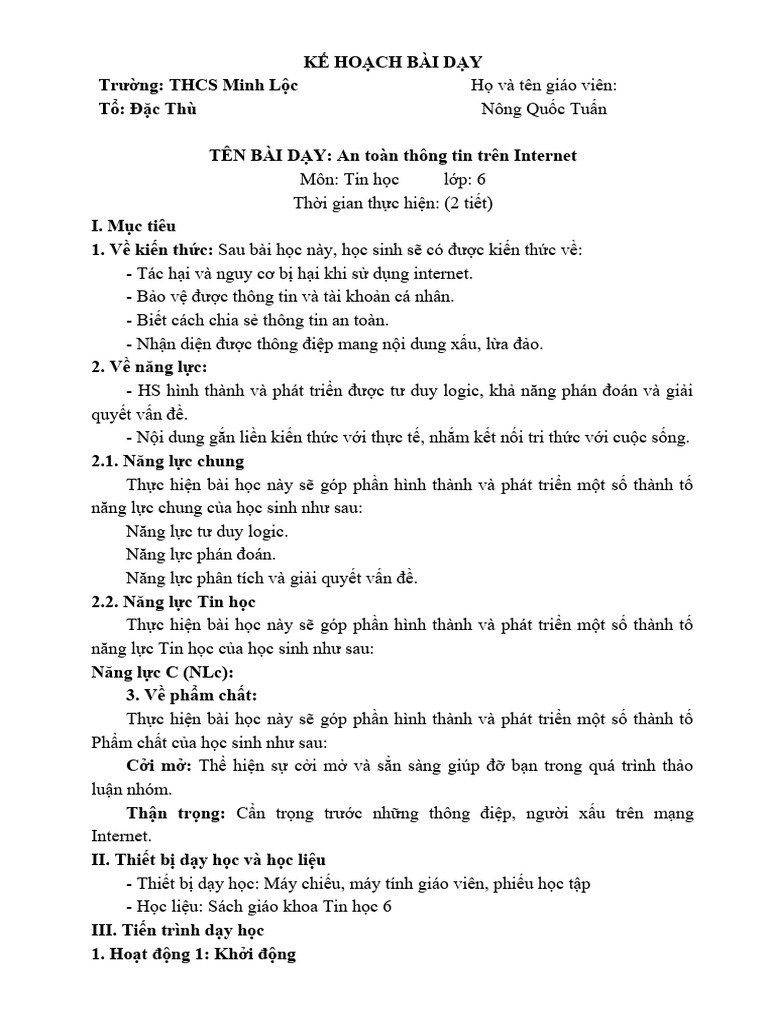 09 AnToan ThôngTin Tren Internet | PDF