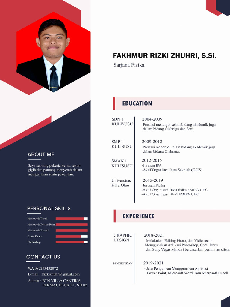 CV Fakhmur Rizki Zhuhri | PDF