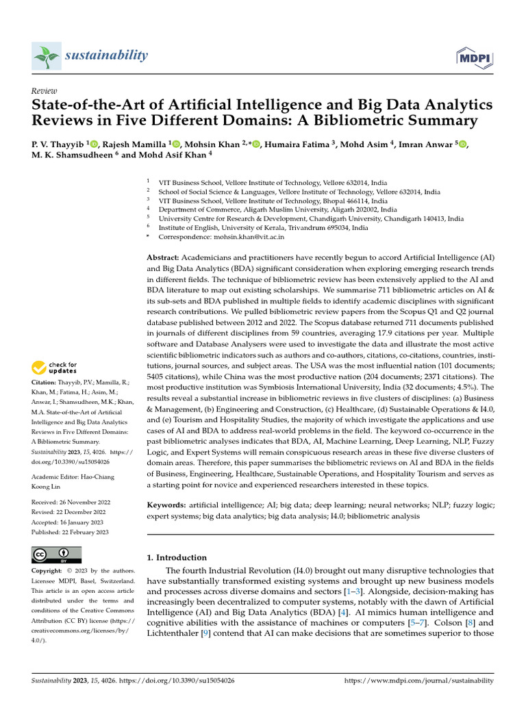 1 Sustainability 15 04026 V2 Pdf Artificial Intelligence