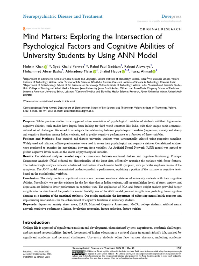 5-Mind Matters Exploring the Intersection of Psychological Factors and ...