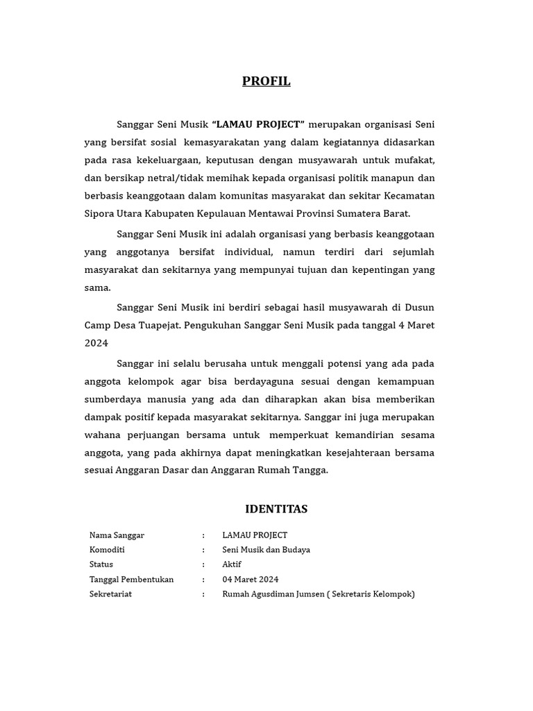 Profil KLP, Tujuan KLP | PDF