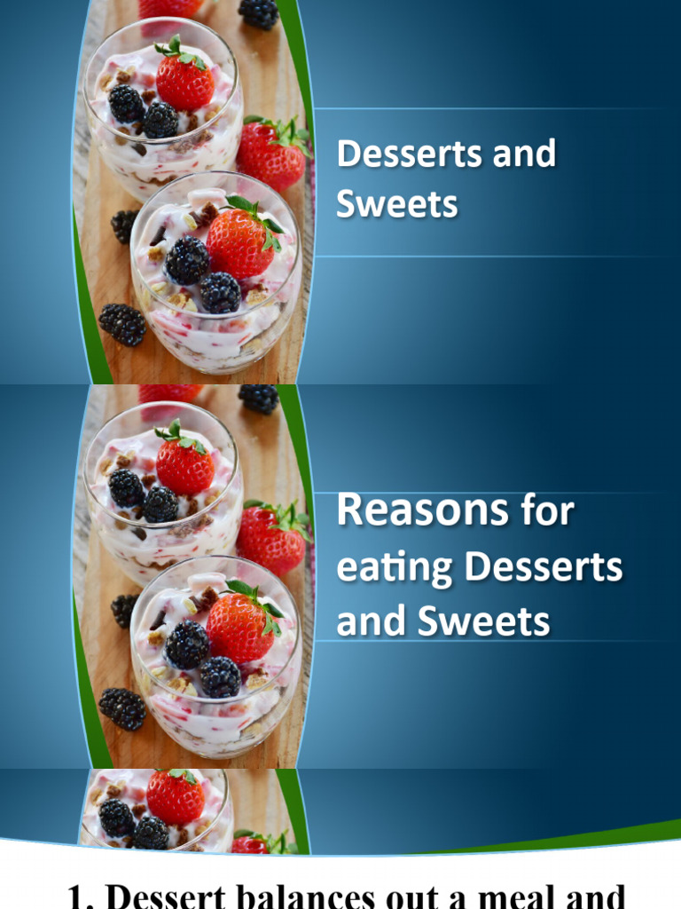 Dessert Template 16x9 | PDF | Desserts | Pudding