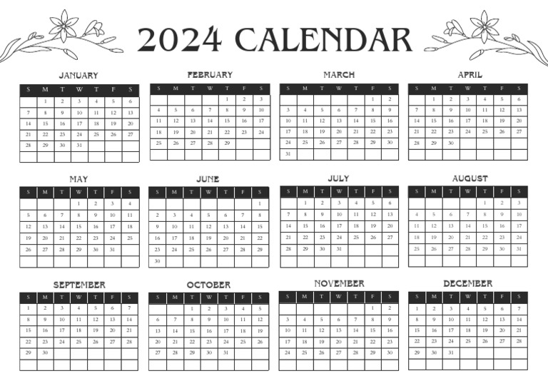 Monthly Calendar Overview 2023 | PDF