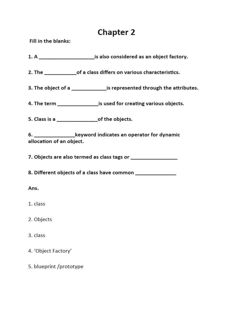 Ch2-Elementary Concept of Data and Time | PDF | Class (Computer ...