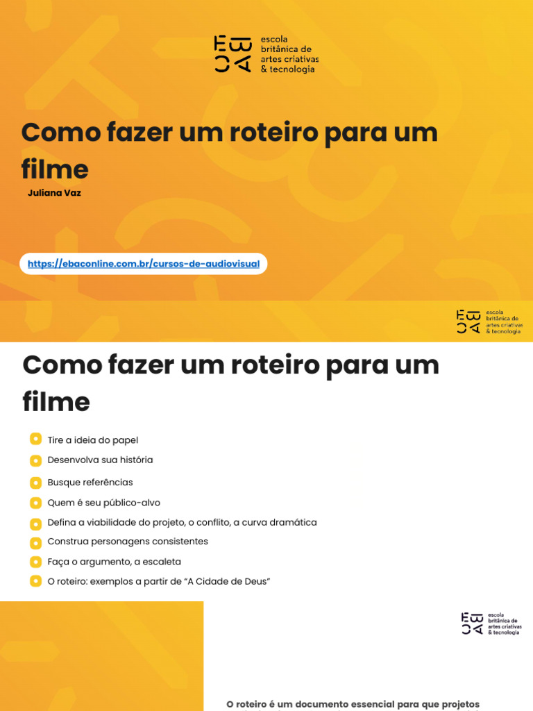 Como Escrever um Roteiro de Filme | PDF | Roteiro