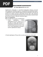 Lateral Cephalometric X-Ray Overview | PDF | Dentistry Branches