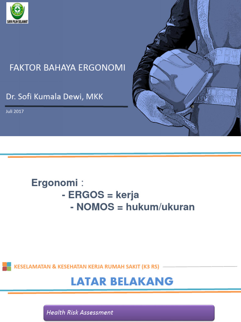 11. Faktor Bahaya Ergonomi | PDF