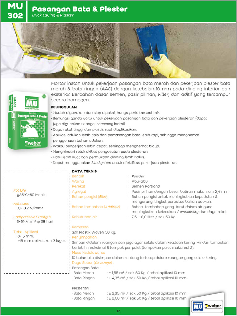 MU-302 Plester | PDF