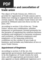 Trade Union Registration Process in India | PDF | Trade Union | Employment