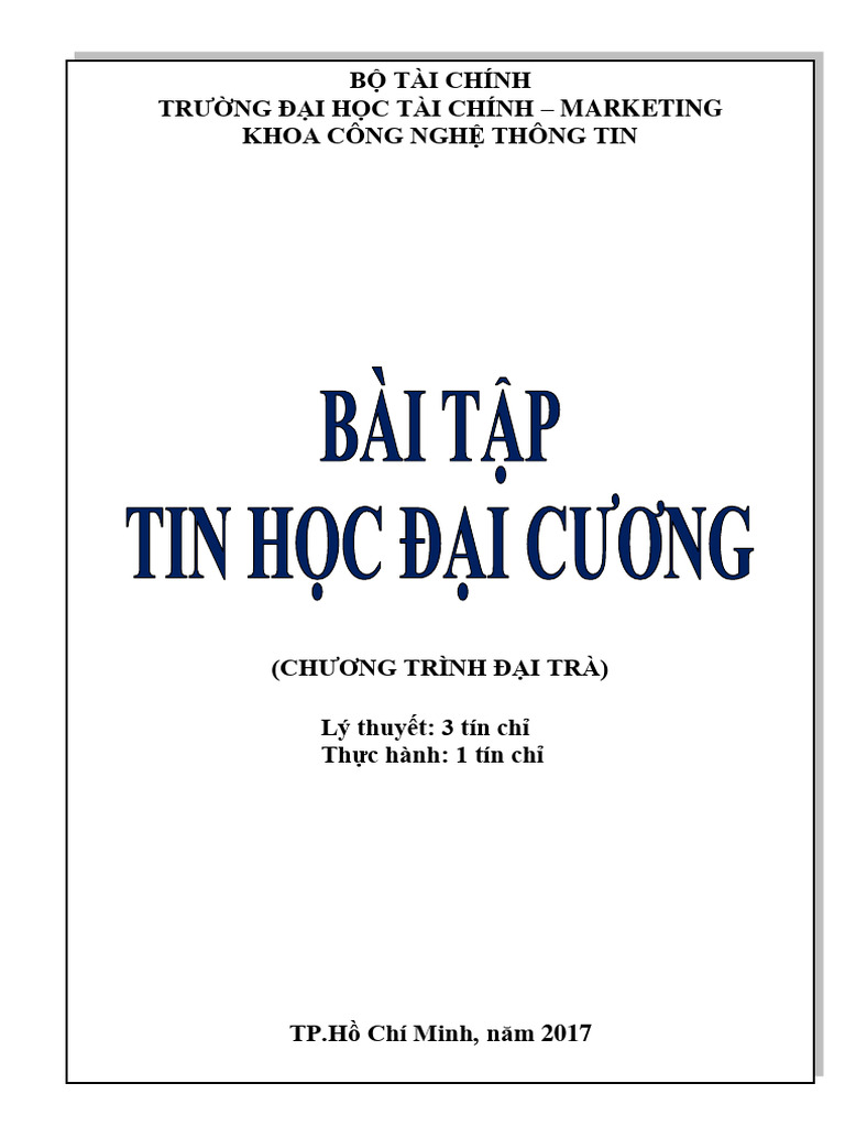 Bai Tap Thuc Hanh THDC 2017 | PDF