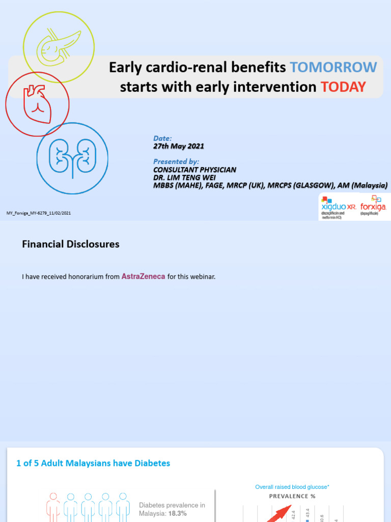 Forxiga in Diabetes Control | PDF | Myocardial Infarction | Heart Failure