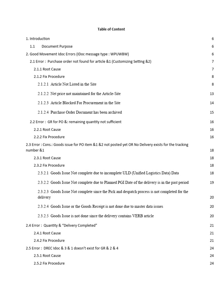 SAP Errors and workaround | PDF | Electronic Data Interchange | Computing
