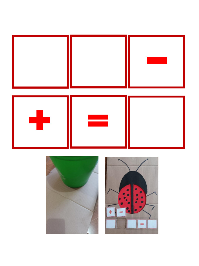 Tablero de Suma y Resta (Catarina) | PDF