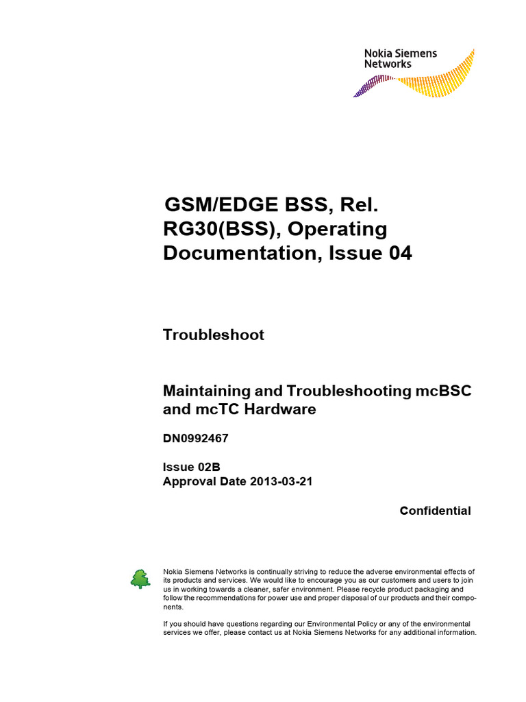 Maintaining and Troubleshooting MCBSC and MCTC Hardware | PDF | Troubleshooting | Ethernet