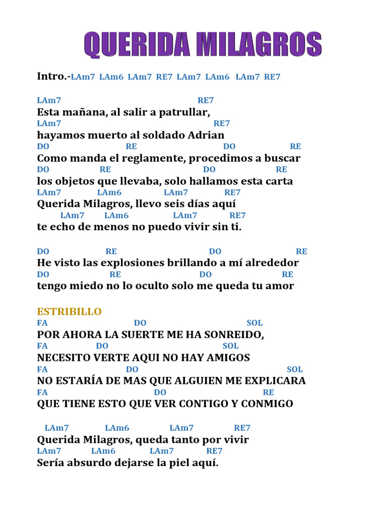 Estribillo | PDF