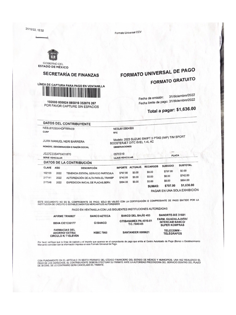 Alta de Placas | PDF