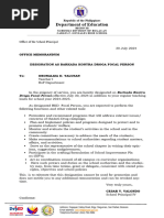 Load Allowance Memo for School Heads | PDF | Government