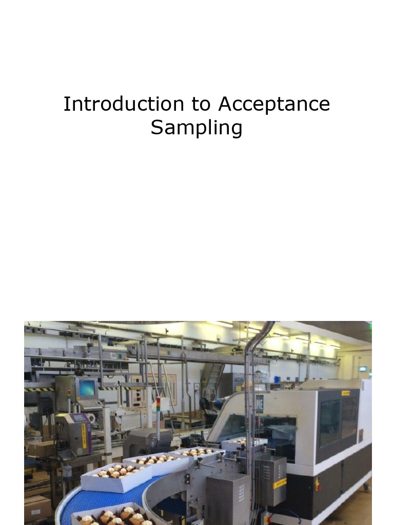 Acceptance Sampling Overview | PDF | Sampling (Statistics) | Sample ...