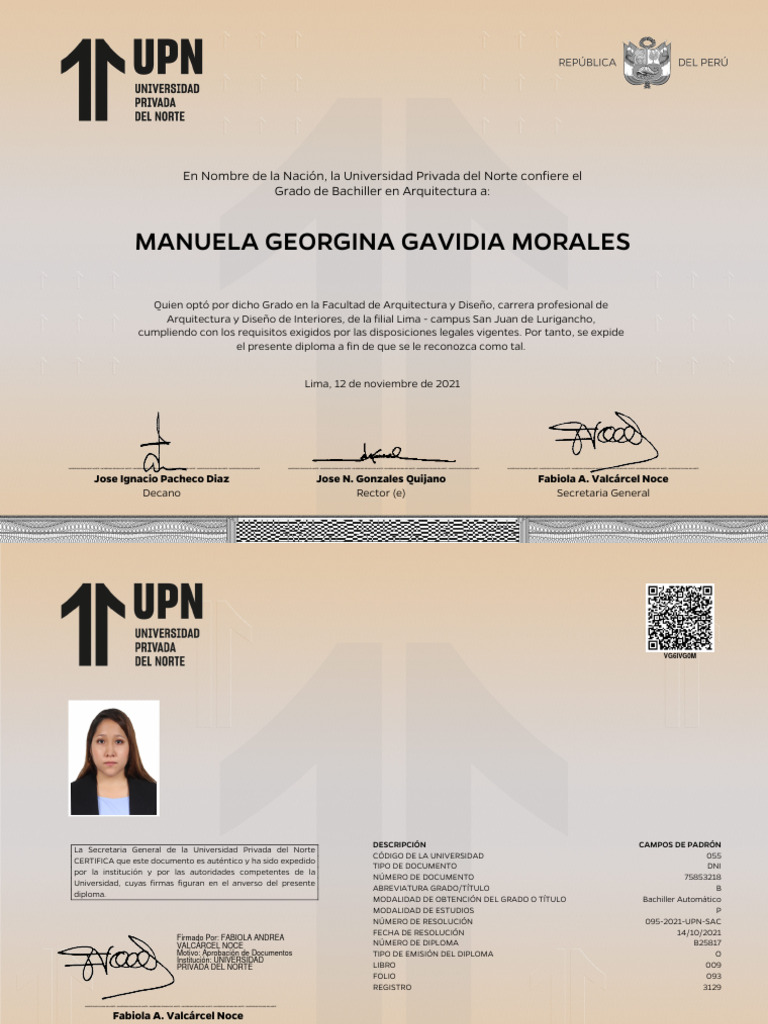 Diploma De Bachiller Pdf