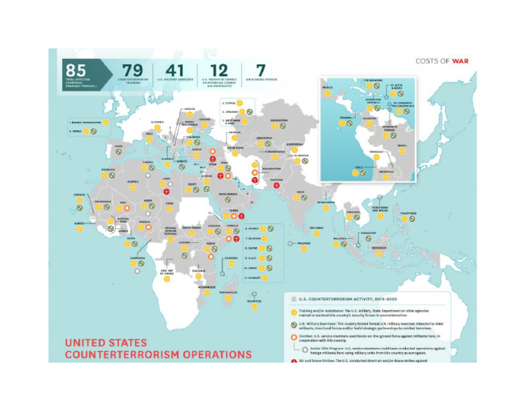 Infographics - United States Counterterrorism Operations | PDF