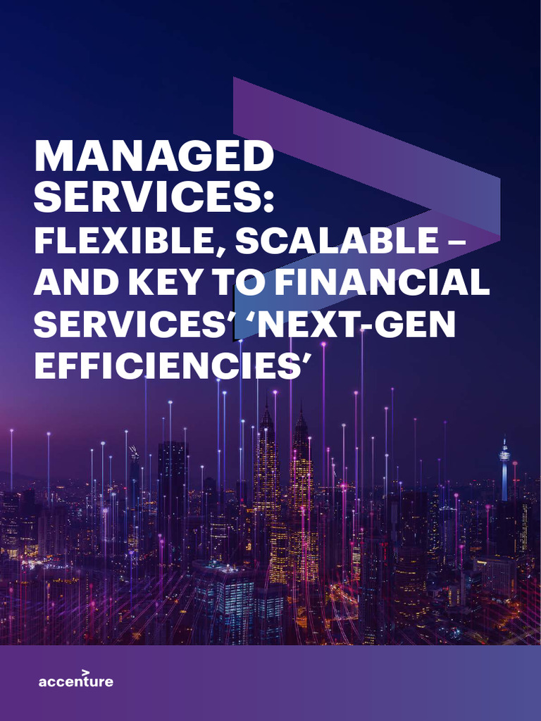 Accenture Managed Services FS Next Gen Efficiences | PDF | Outsourcing ...
