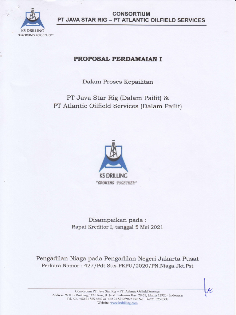 Proposal Perdamaian JSR AOS | PDF | Teknologi & Rekayasa